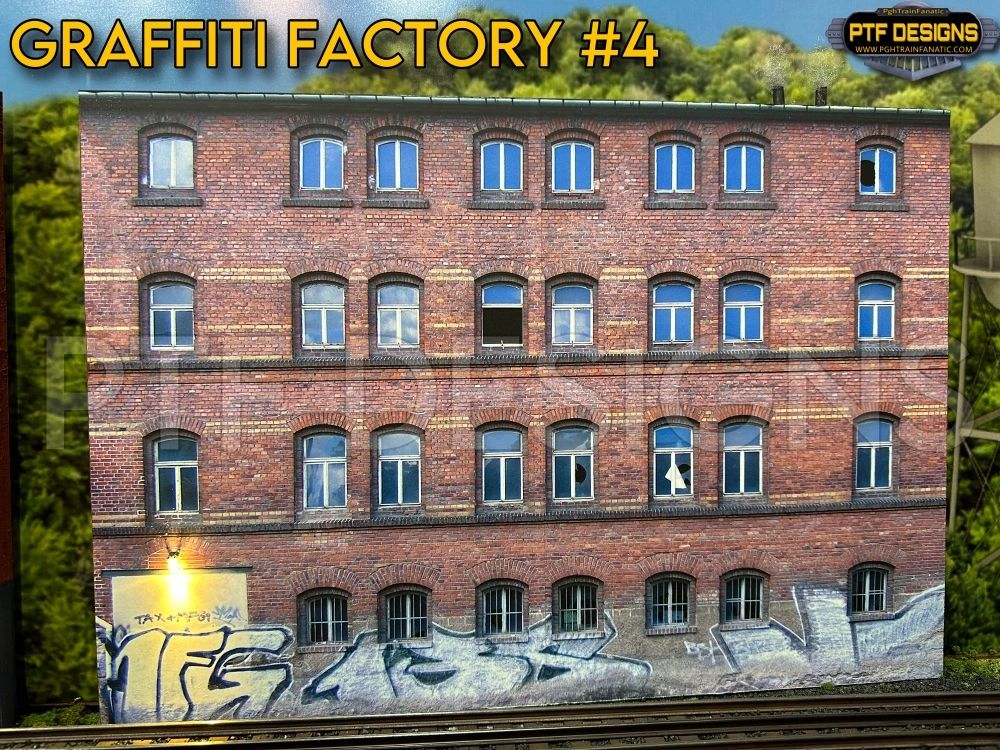 HO Scale Graffiti Factory #4