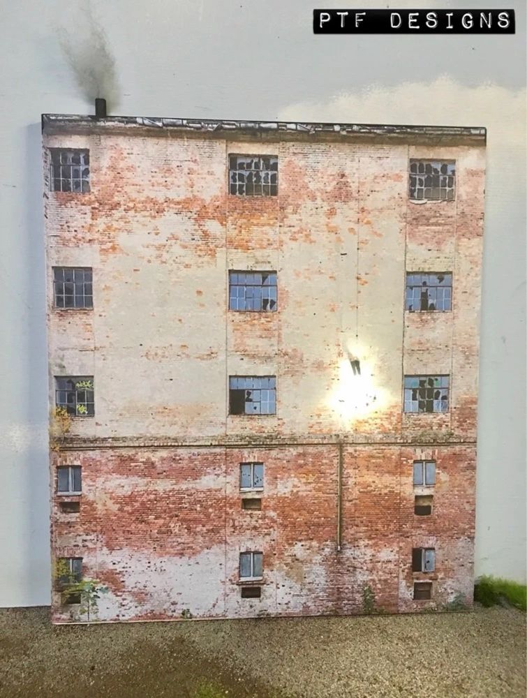 G Scale Industrial #7 Factory - Building Flat