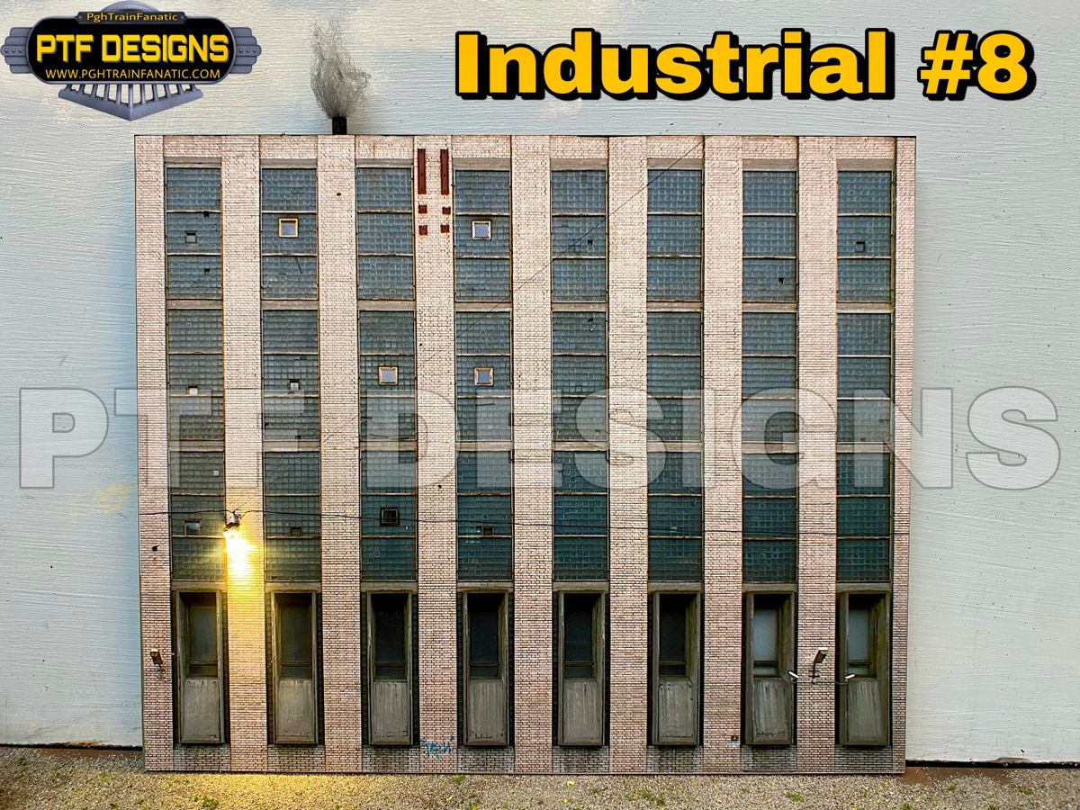 O Scale Industrial #8 Factory Building Flat