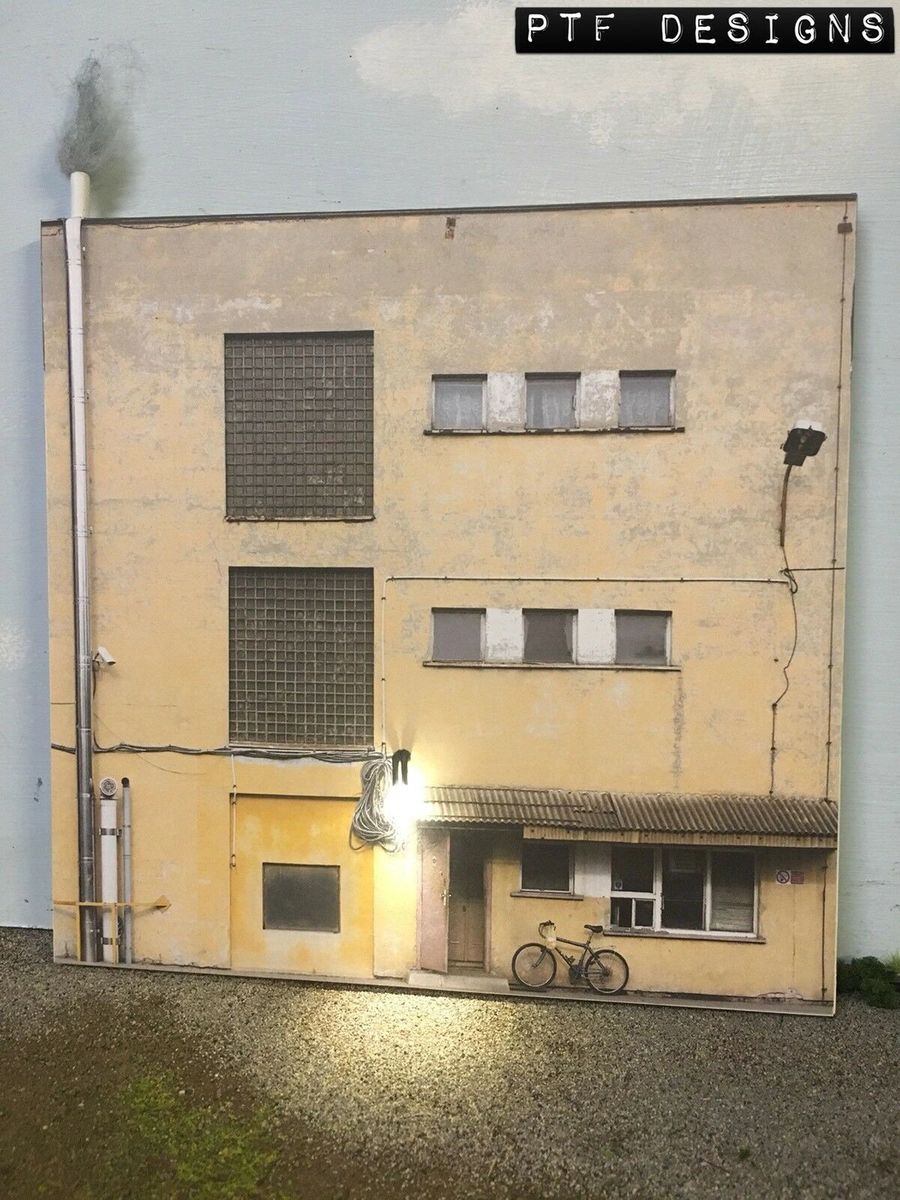 O Scale Industrial #11 Factory Building Flat