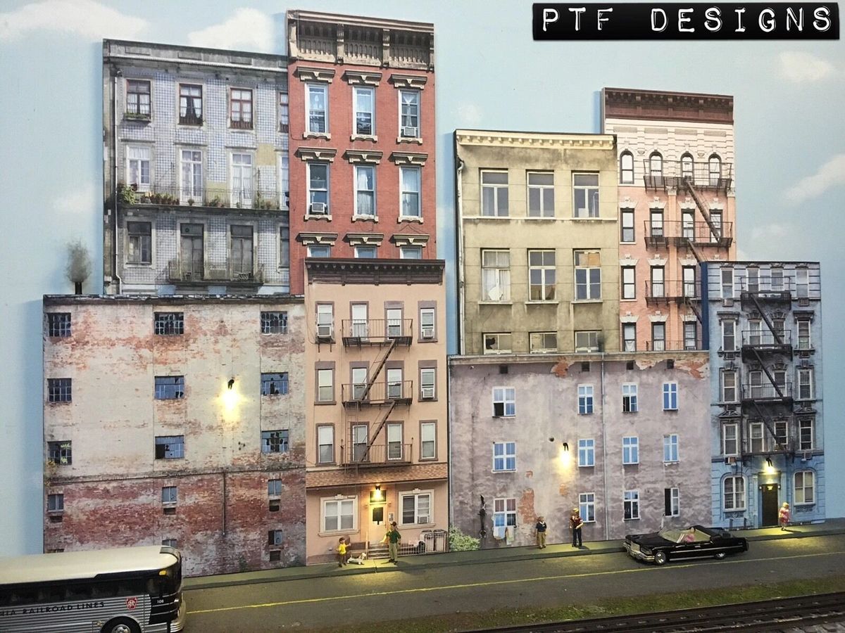 O Scale 8 Apartment Building Flats Collage #1