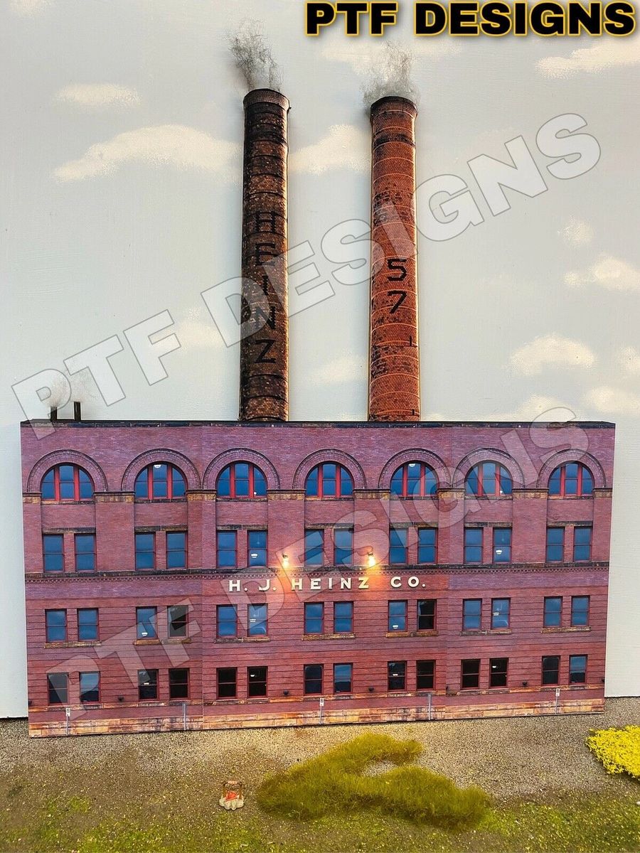 S Scale Large Heinz Factory Building Flat