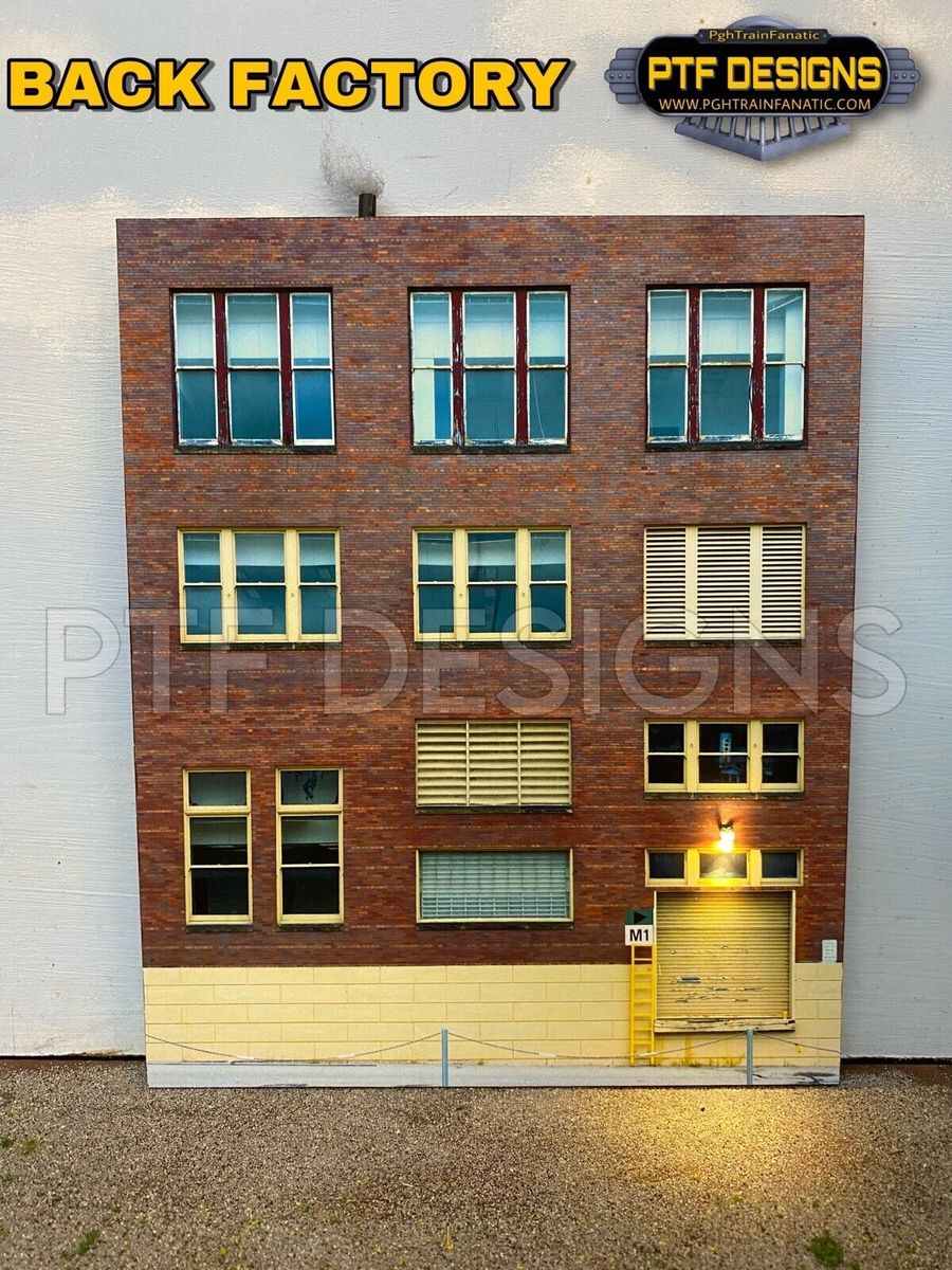 G Scale Back Factory - Building Flat