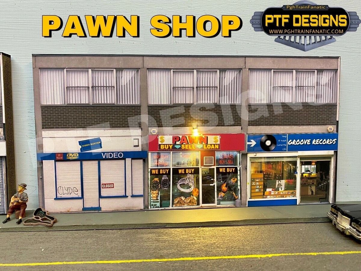 G Scale Pawn Shop - Building Flat