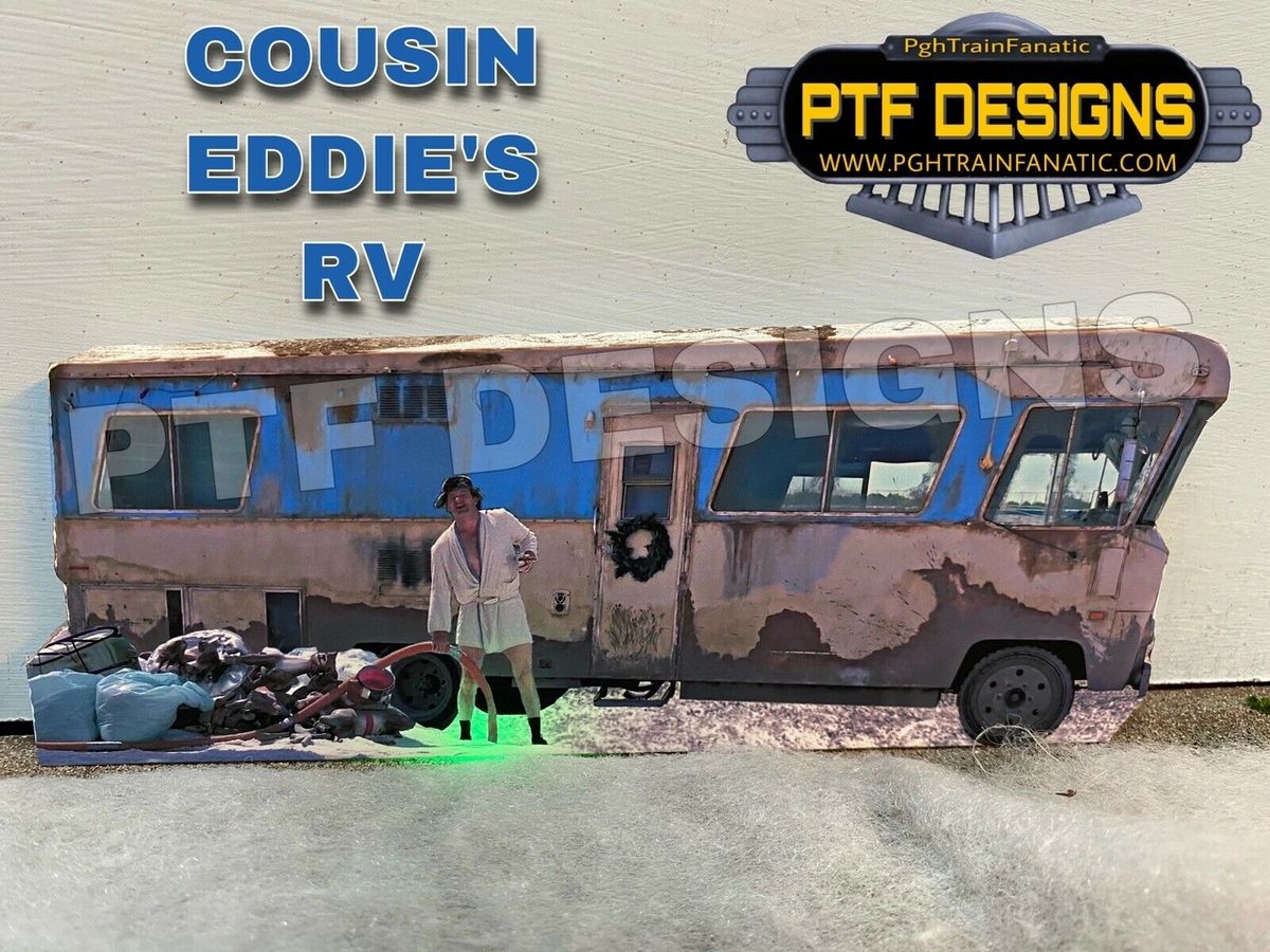 G Scale Cousin Eddie's RV - Christmas Vacation - Building Flat