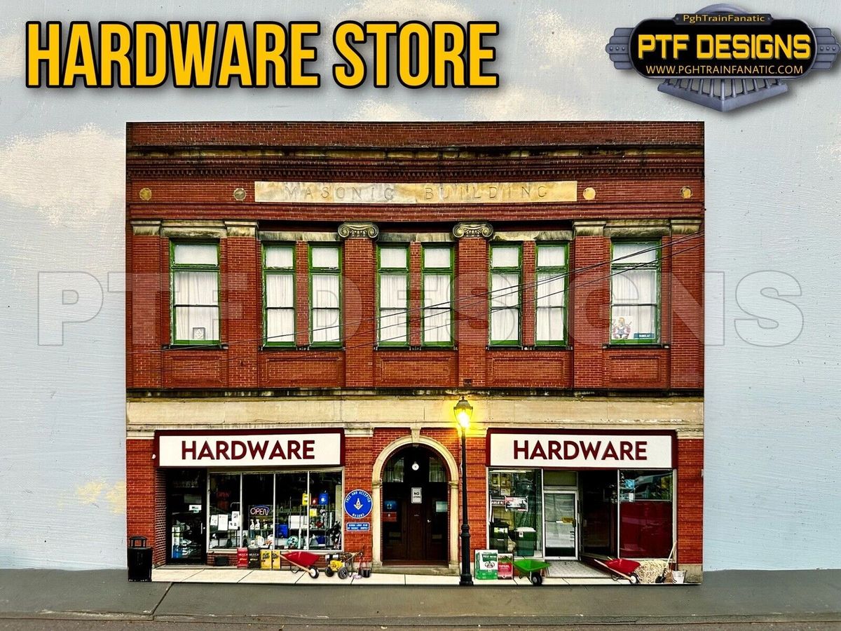O Scale Hardware Store - Building Flat