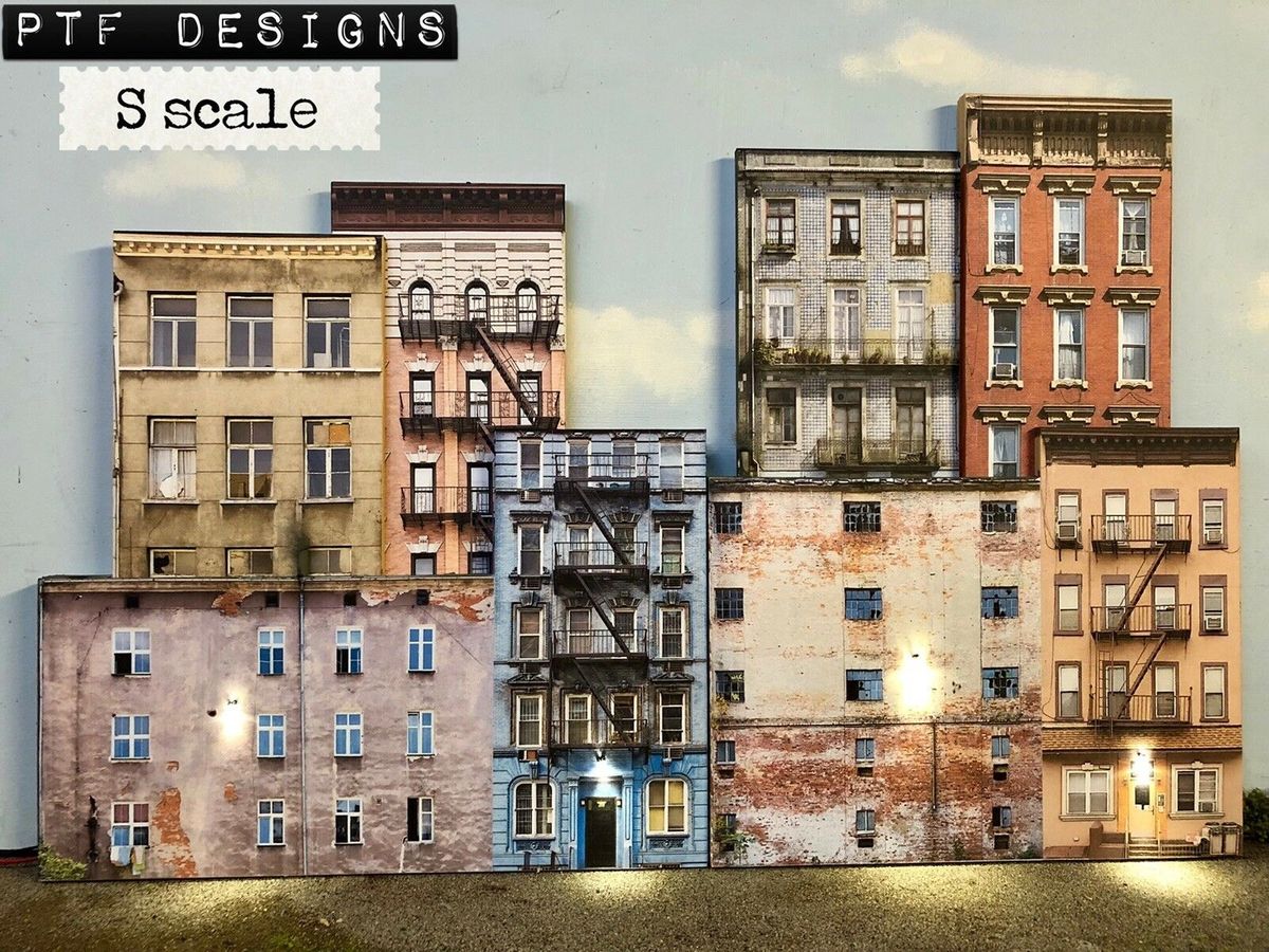 S Scale Apartment Collage #1 Building Flats