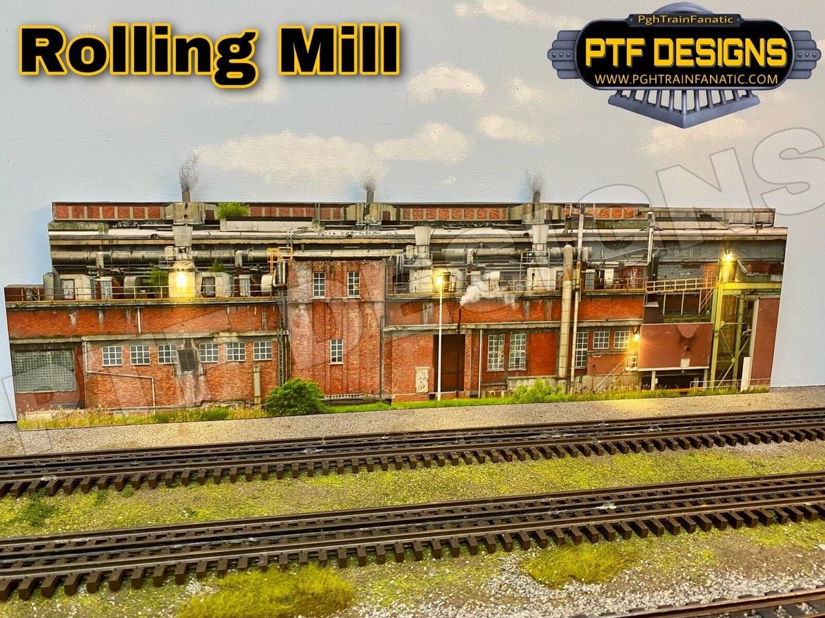 O Scale Rolling Mill Building Flat