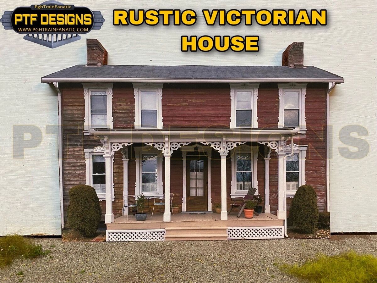 O Scale Rustic Victorian House - Building Flat