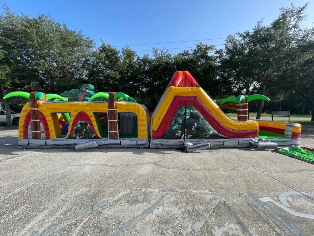 52' Lava Raptor 2 piece Obstacle Course (Recommended Age: 5 and up)