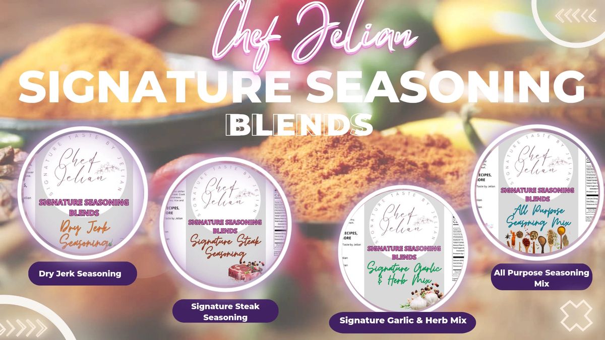 Chef Jelian Signature Seasoning Blends