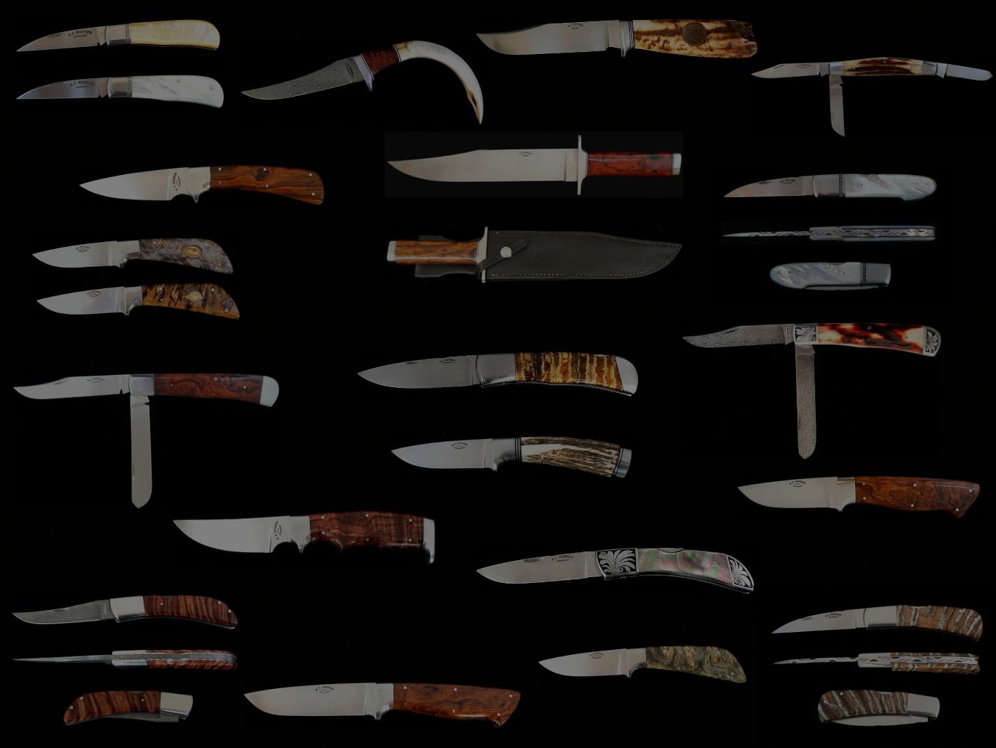 Custom Handmade Hunting & Pocket Knives in Roseville, CA by Warren Knives