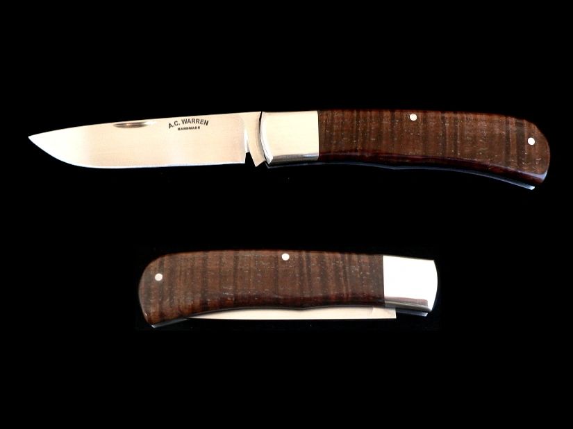 T4 Drop Point, Slip Joint, Koa