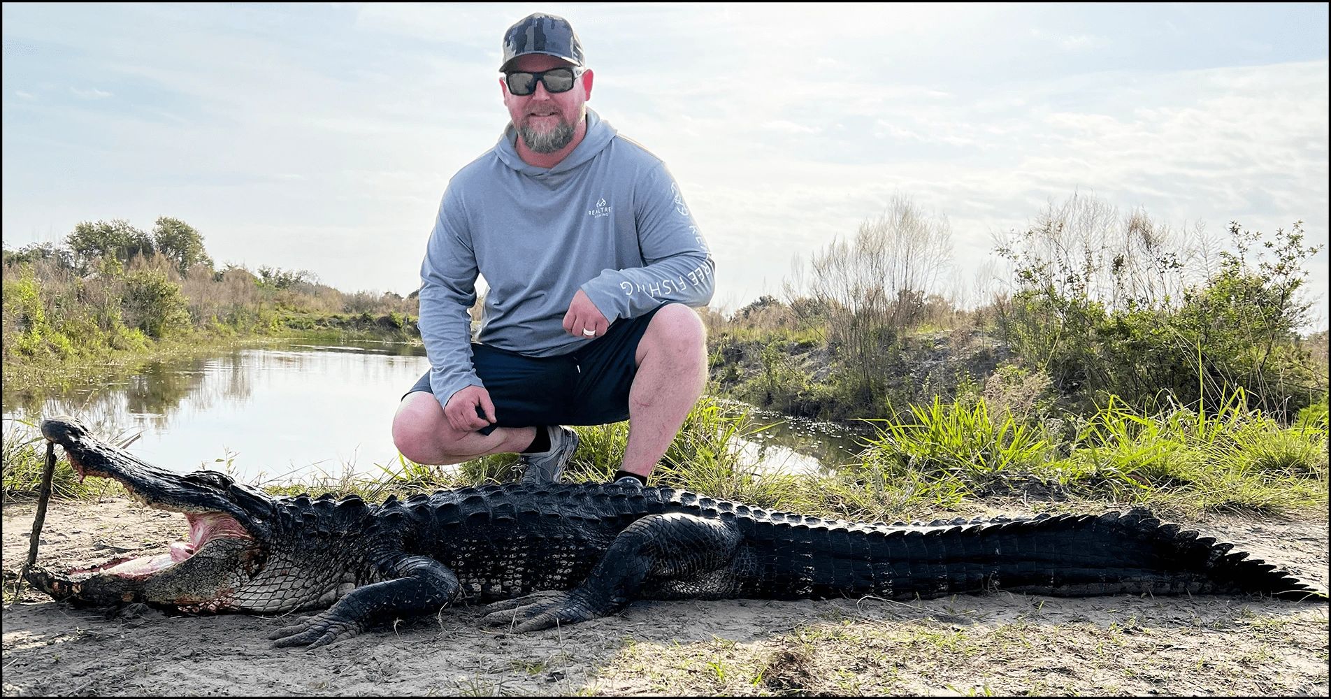 Thrilling Florida Gator Hunt: A Hunter's Victory!
