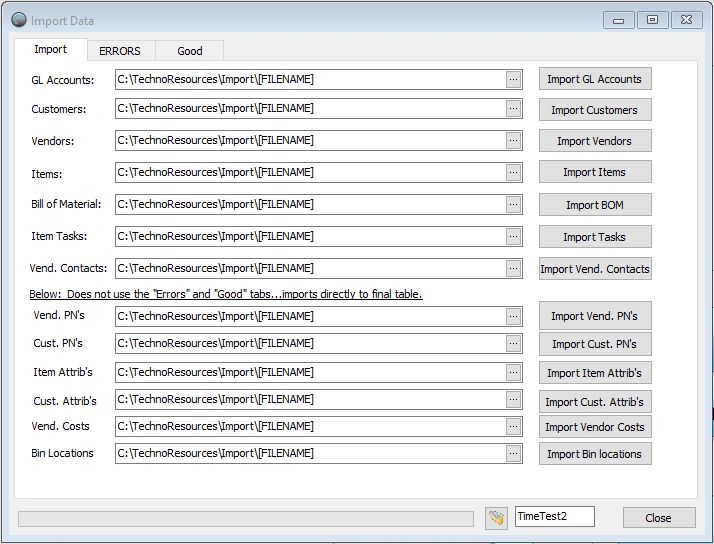 How to Import Data into Techno ERP using CSV Files