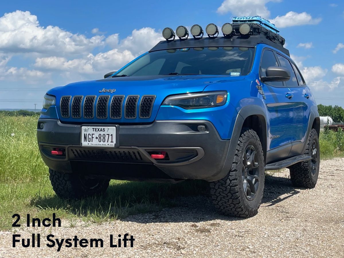 Complete Offroad Lift System for Jeep Cherokee (KL) Featuring Stiletto ...
