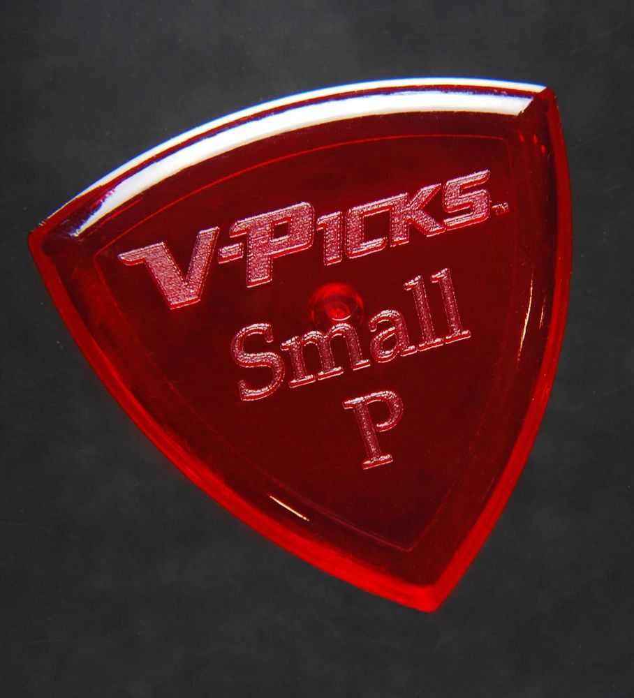 Small Pointed Ruby Red Guitar Pick Deal - 10 Picks