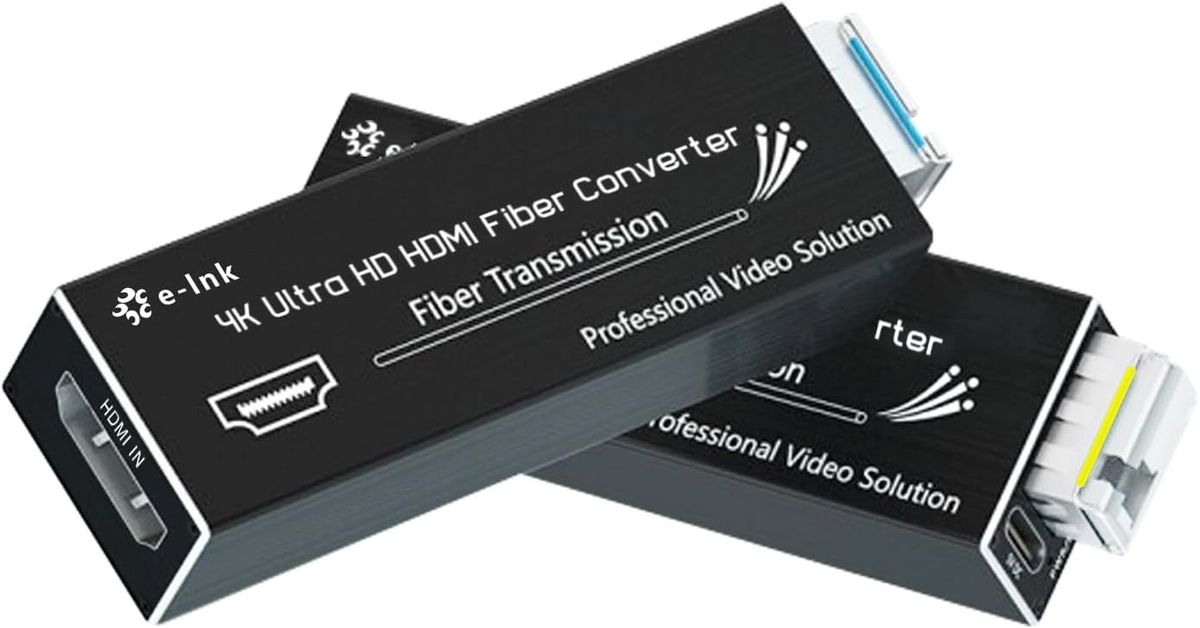 Mini 4K HDMI Fiber Extender UHD 4K HDMI to Fiber Converter with SFP ...