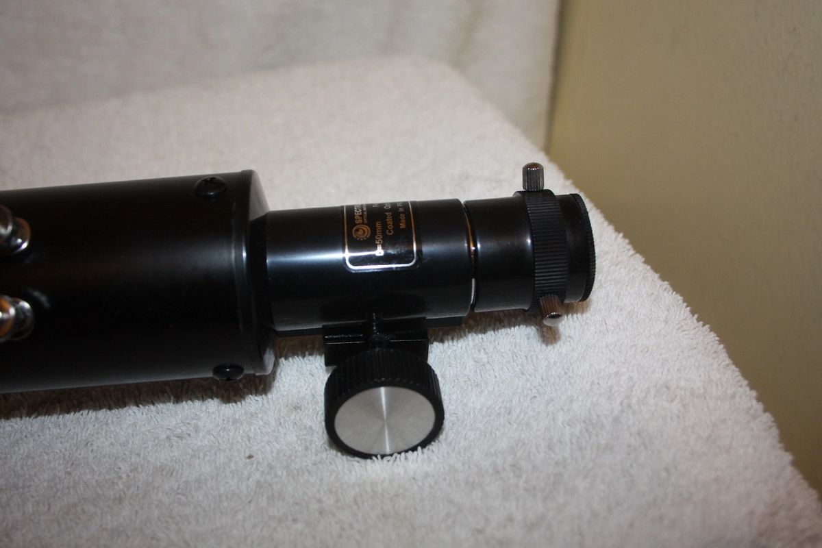 Spectrum 50mm f/12 Refracting Telescope Optical Tube with Viewfinder ...