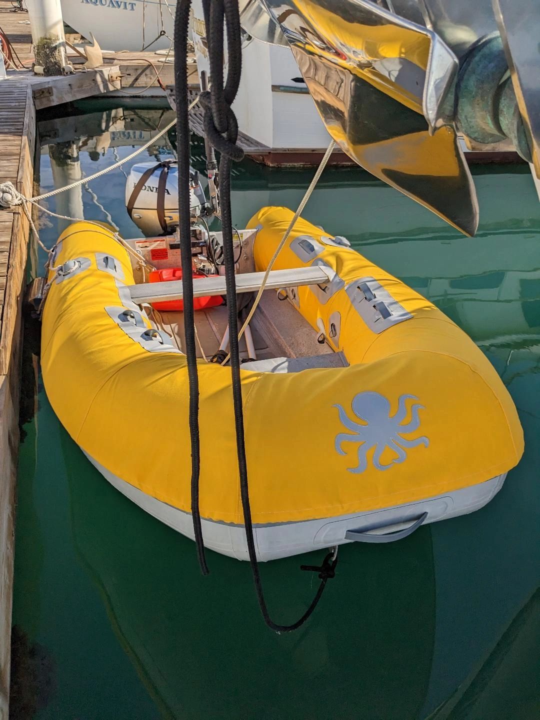 Sewing on a Boat