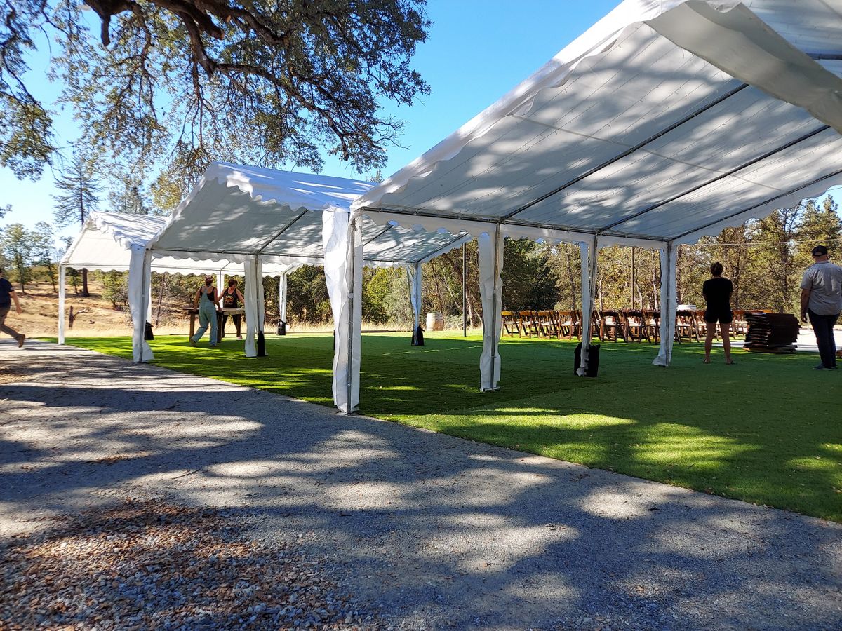 20x20 White Event Tent