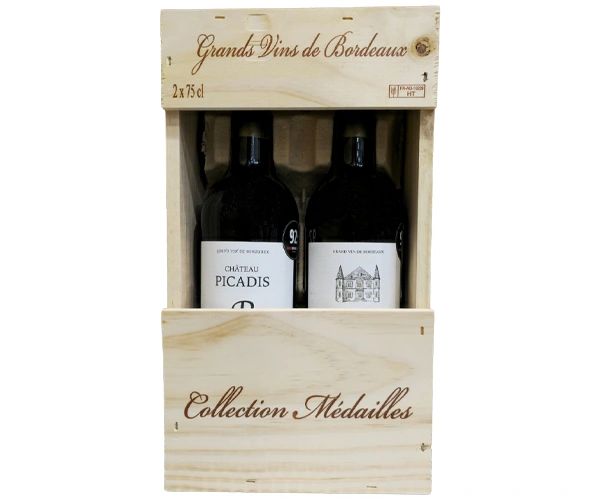 COLLECTION MEDAILLES GRAND VINS DE BORDEAUX 2-PACK 750ML