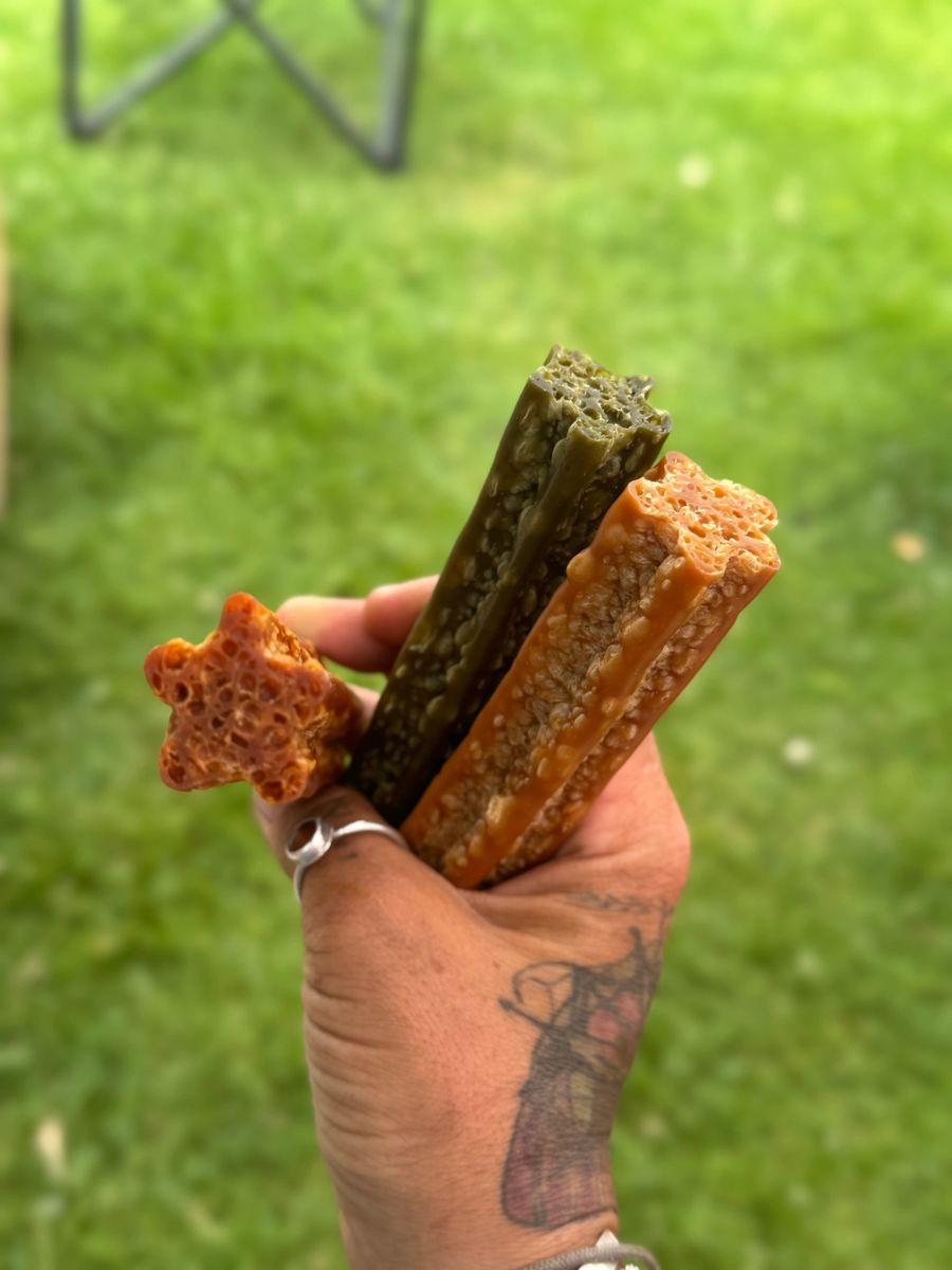 Chicken and veg jumbo puffs