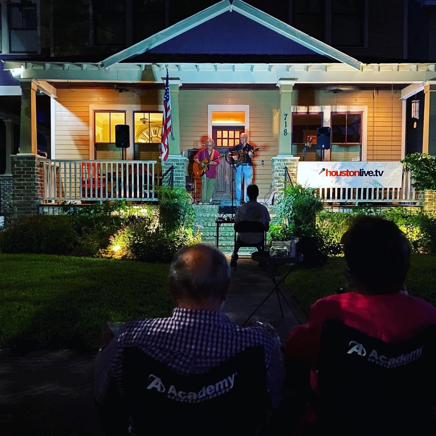 HoustonLive Artists Live Stream for Front Porch Concert