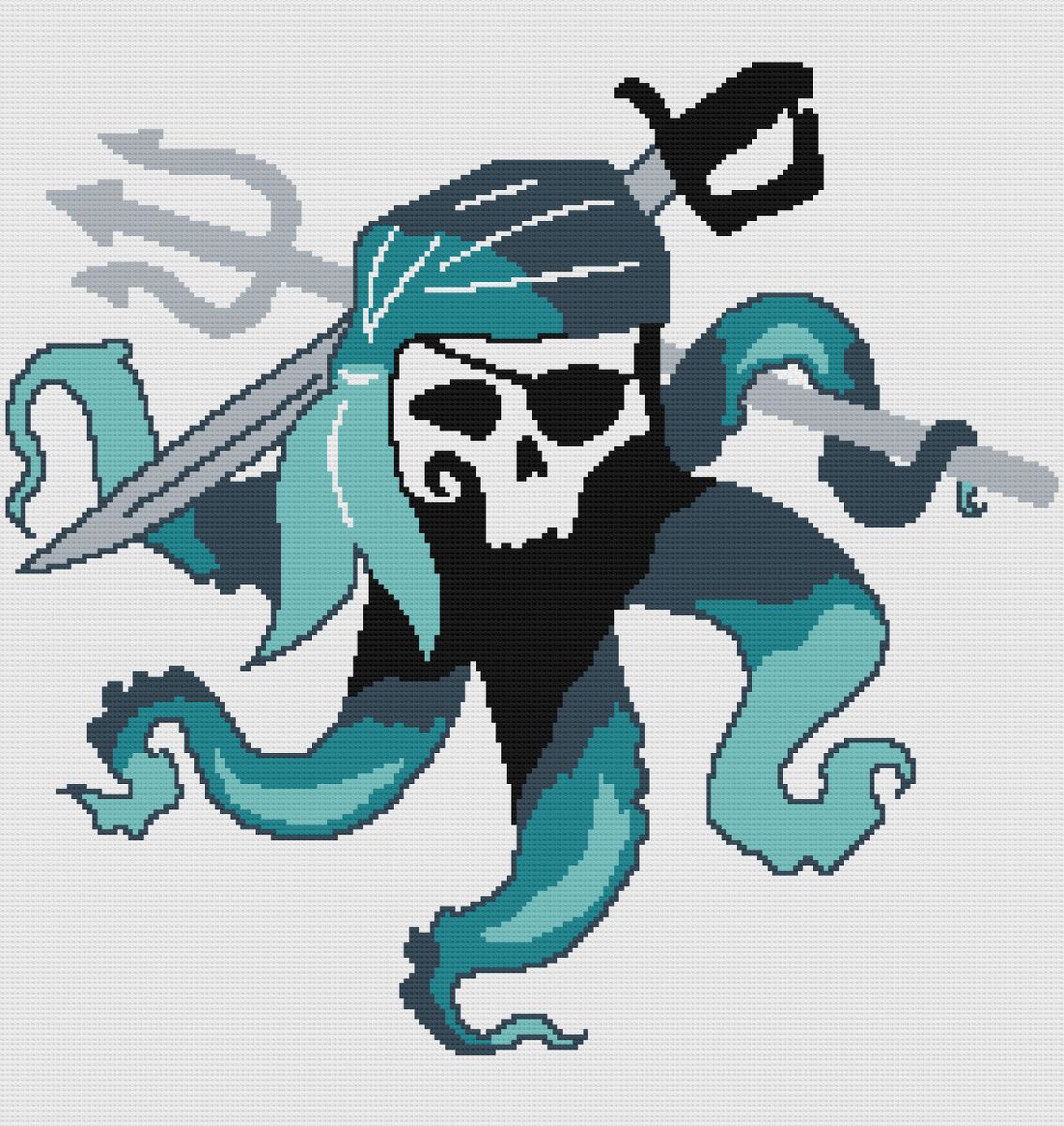 Uma Descendants Crochet Graph and Written Pattern