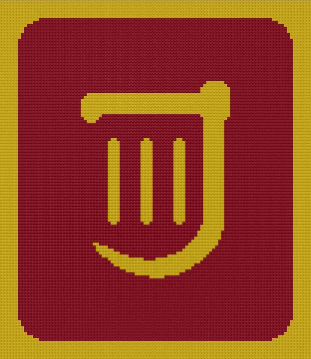 Bard FFXIV C2C Crochet Graph and Written Pattern