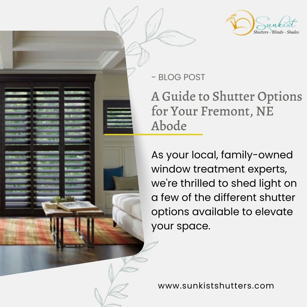 A Guide to Shutter Options for Your Fremont, NE Abode