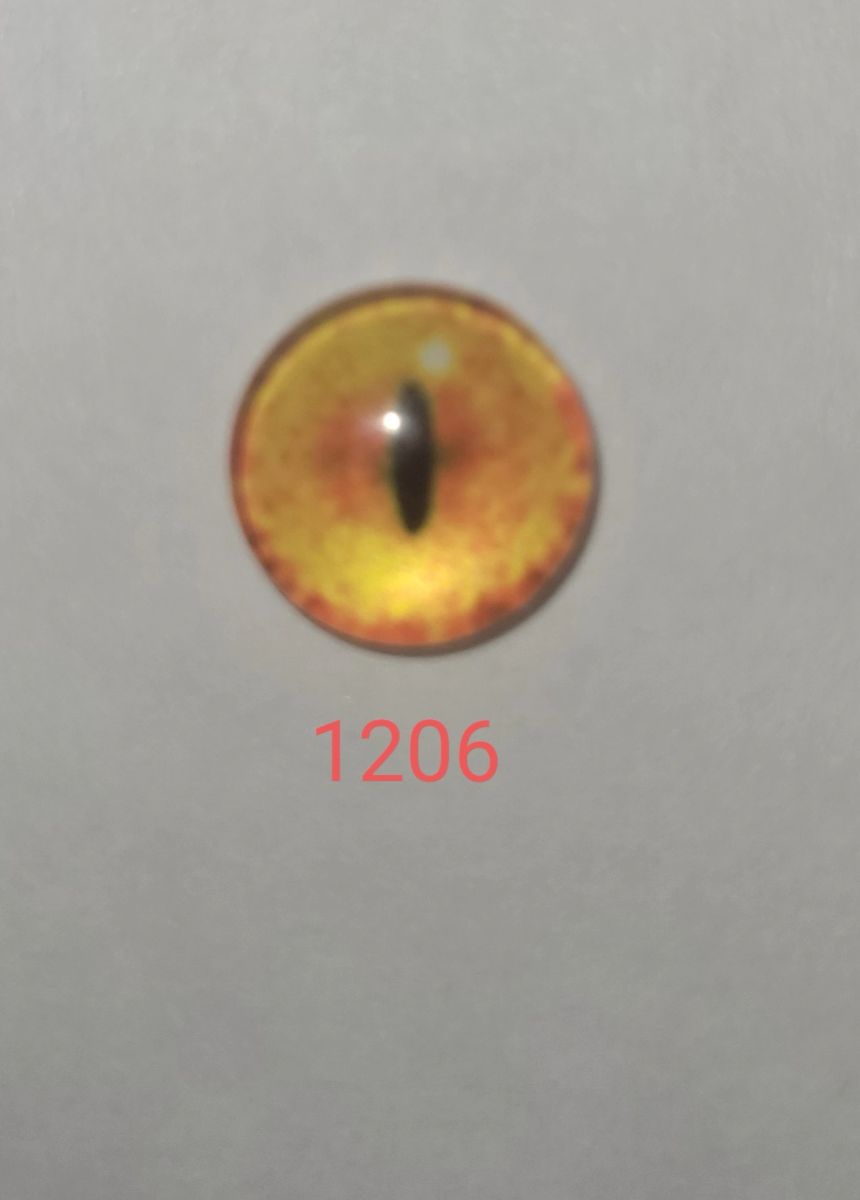 Custom Glass Eyes 1206 Froggy 10pk
