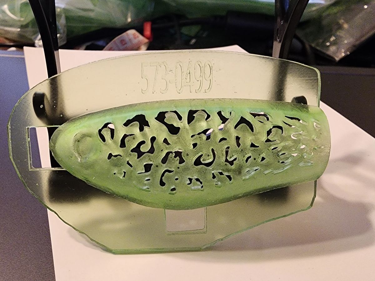 (573) 3D Flex Stencil 3" Whopper Plopper Minnow Holographic Continued