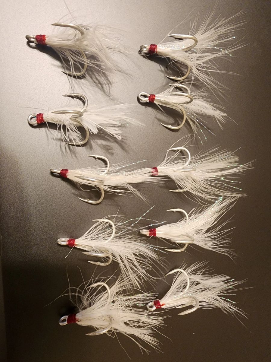 Dressed Treble Hooks 10pk
