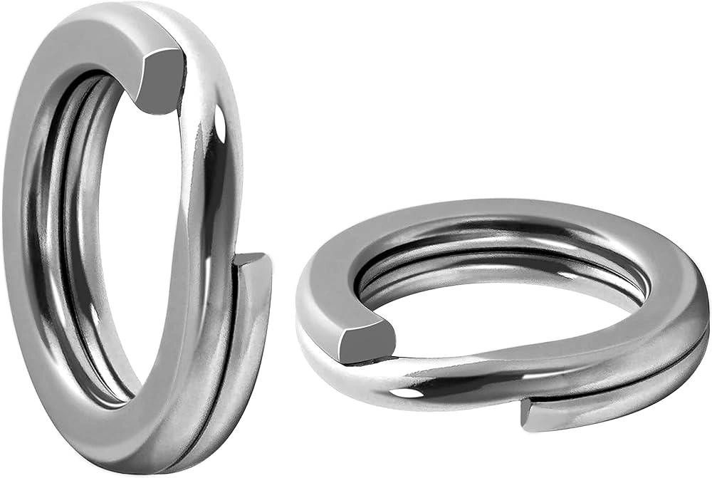 Lurebuild SilverBack Split Rings 100pk