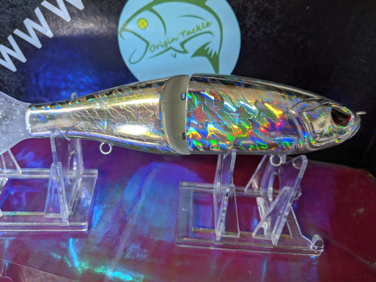 7" Premium Holographic Trout angry eyes included full size arashi ko