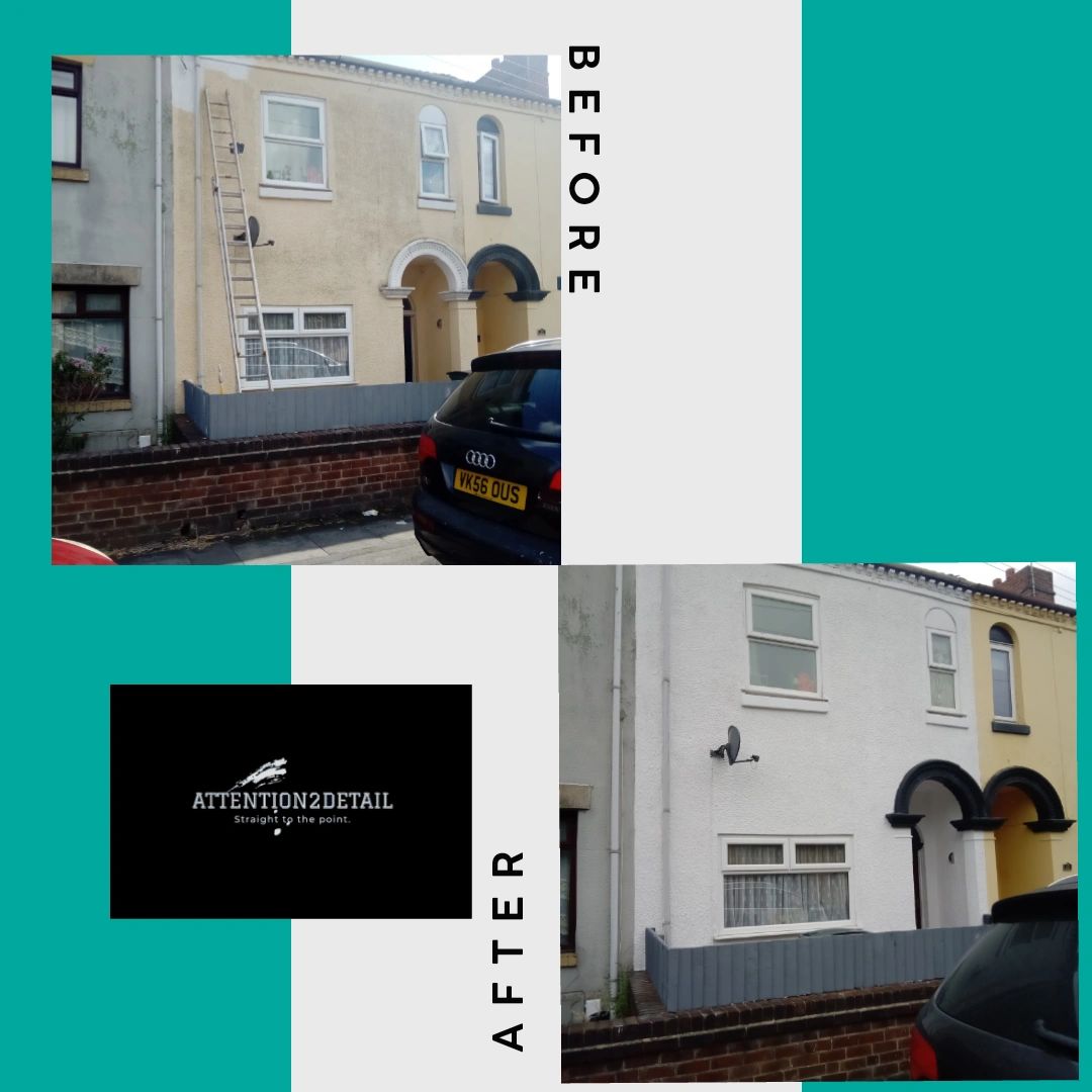 How do you paint the exterior of a property? (render painting)