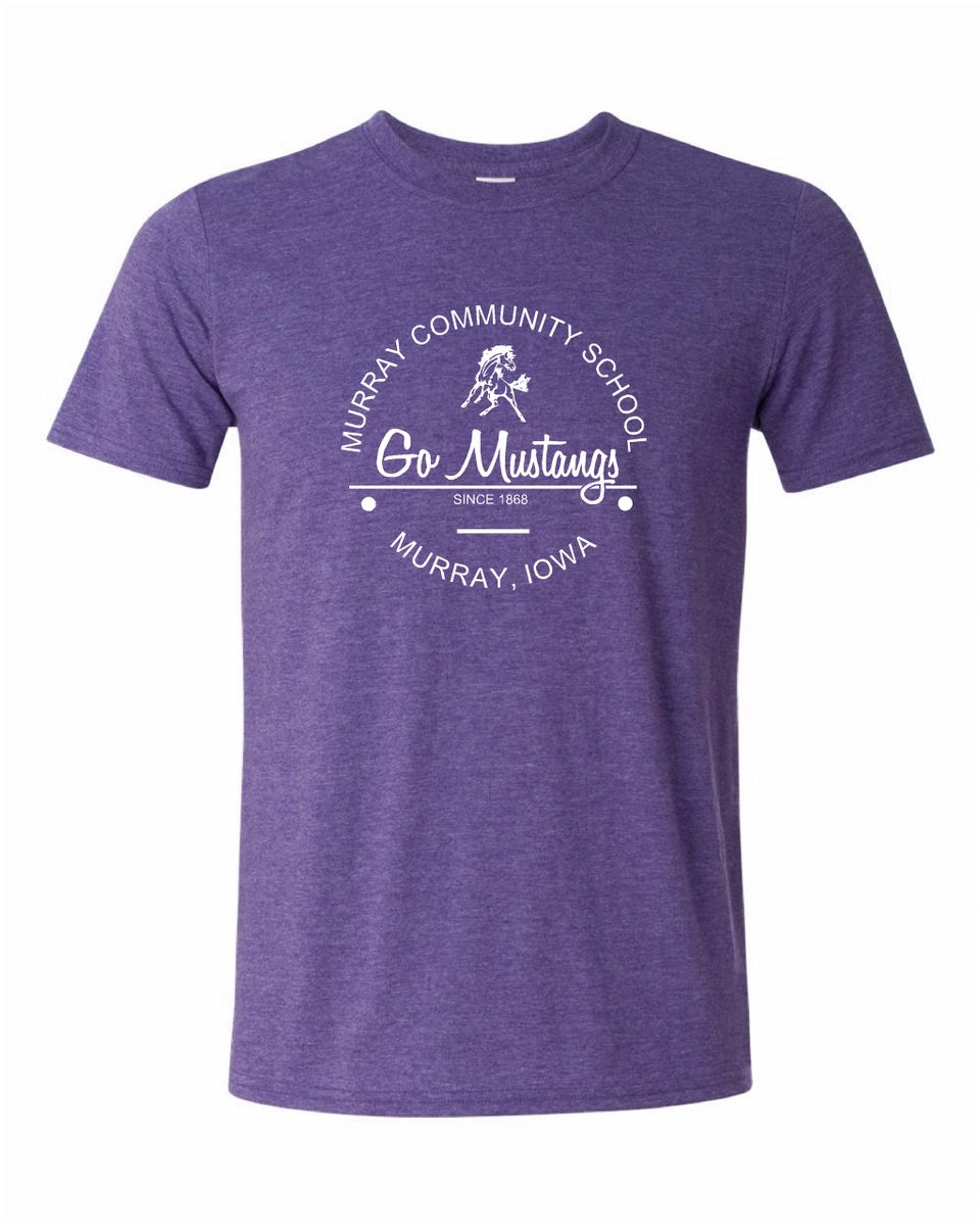 Murray Go Mustangs White - Softstyle T-shirts