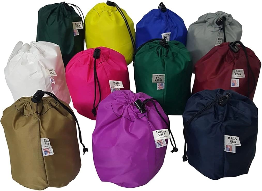 Tiny Drawstring Stuff Sack Perfect For Camping Gadgets Made In USA.