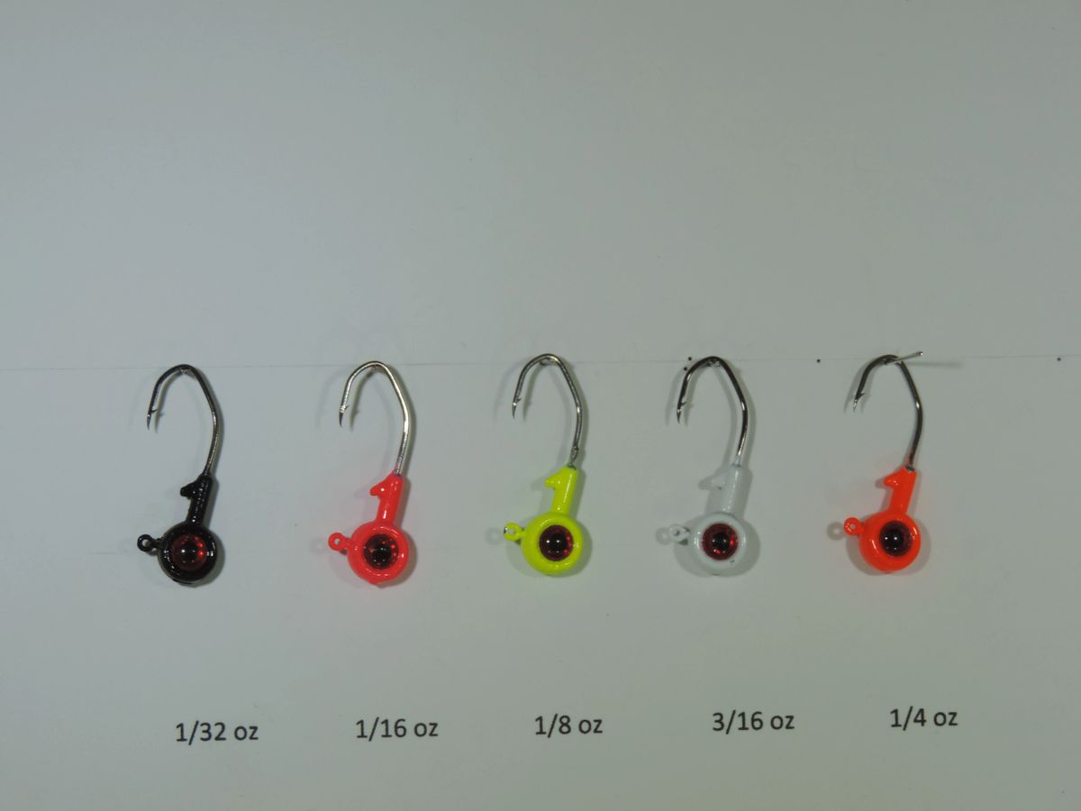 Flat Side Jigs with BIG EYES