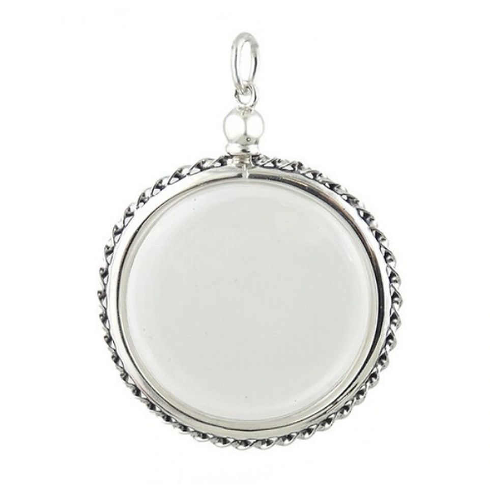 Round Clear Acrylic Locket