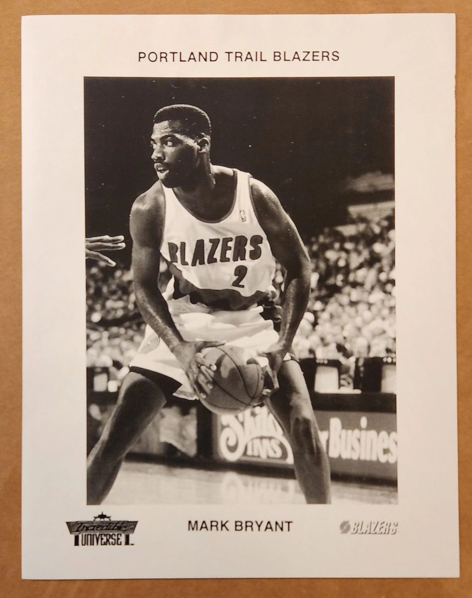 MARK BRYANT 1990's Black & White 8-1/2x11 Action Photo