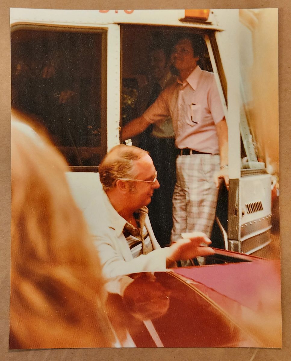 BILL SCHONELY & RON CULP 1980's Color 8x10 Candid Photo