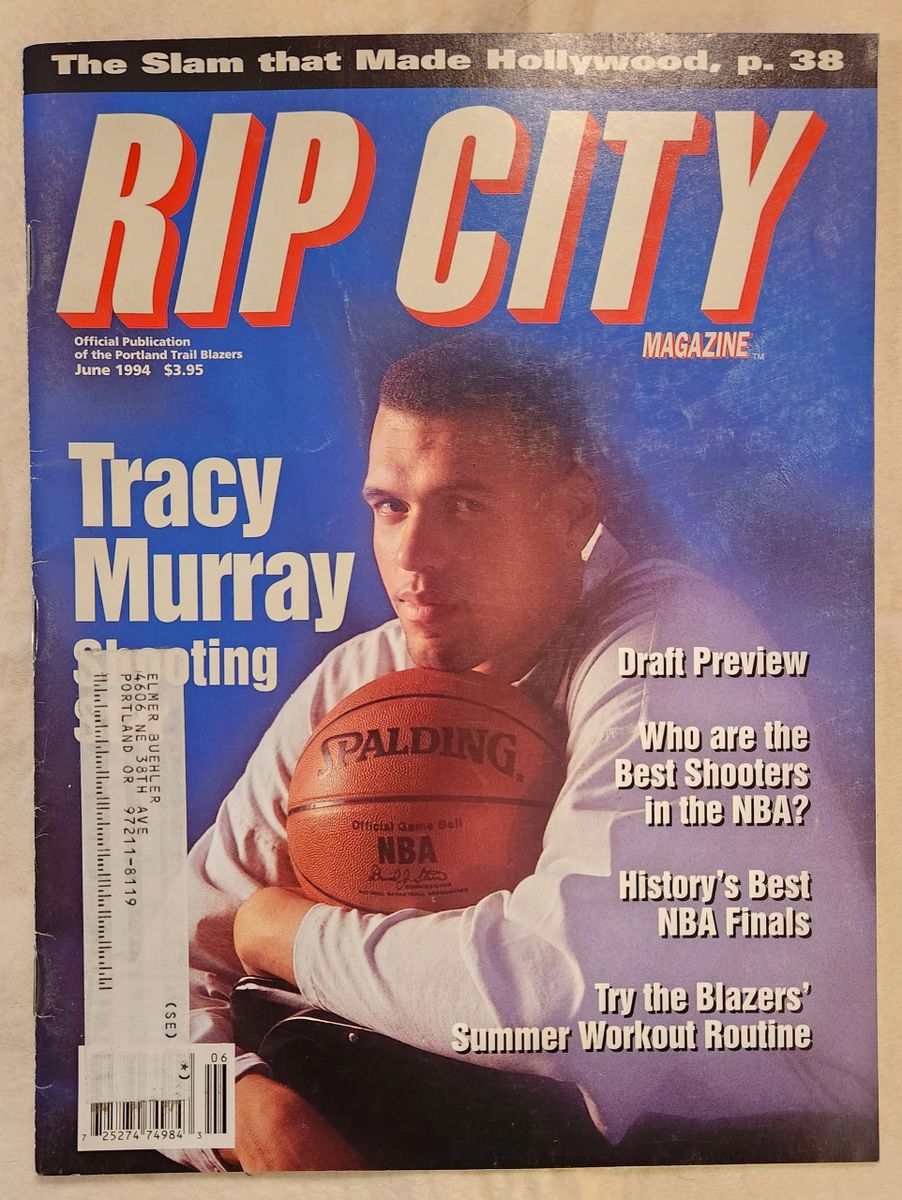 TRACY MURRAY June 1994 Rip City Magazine with Poster