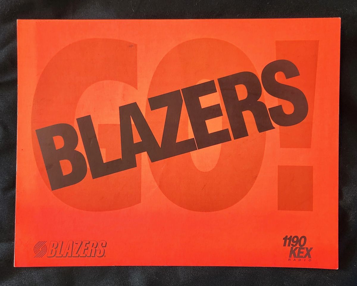 GO BLAZERS! 1190 KEX Radio Rally Sign