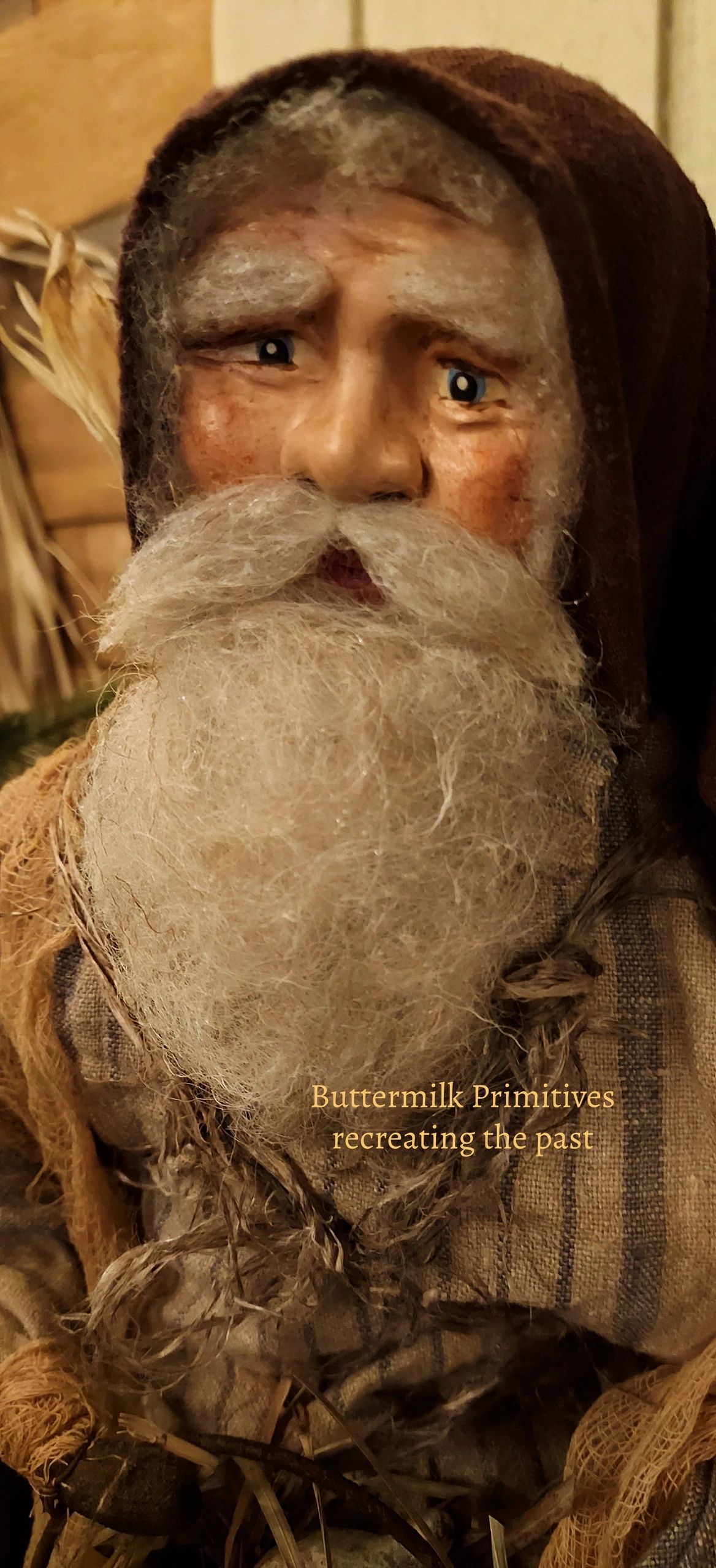 Buttermilk Primitives - Santas, Handmade, Santas, Online Store