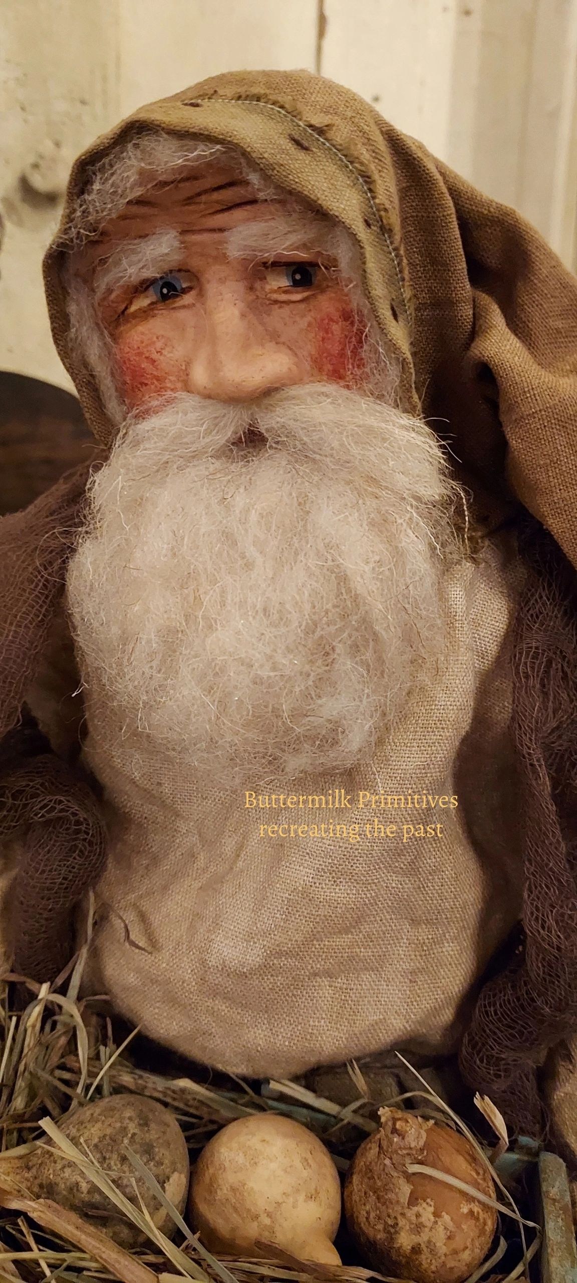 Buttermilk Primitives - Santas, Handmade, Santas, Online Store