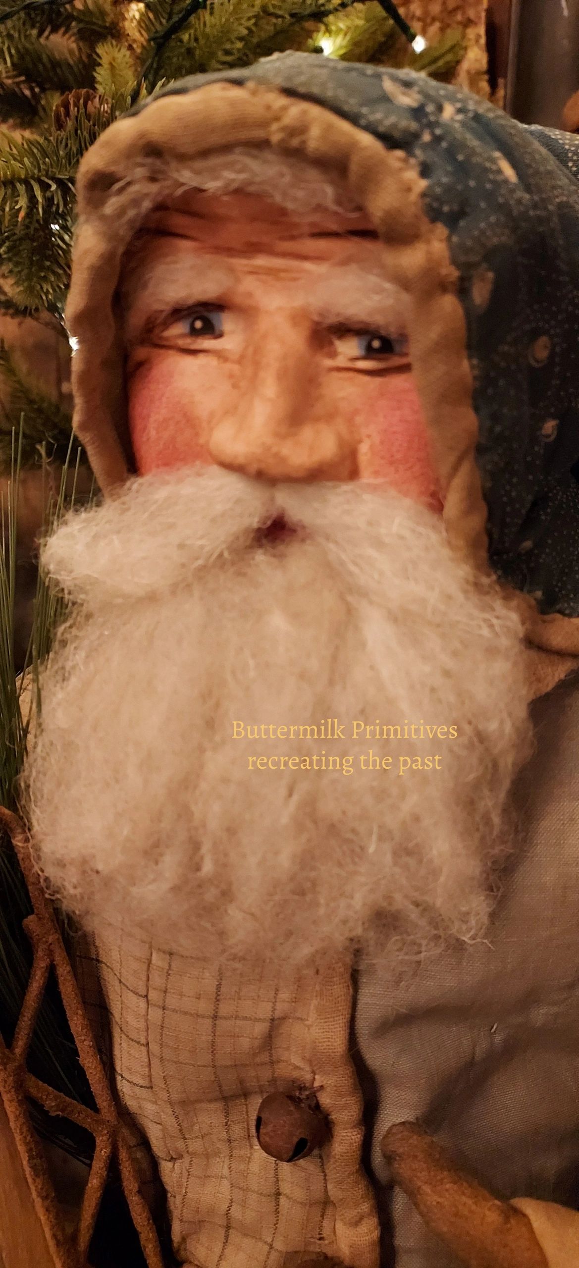Buttermilk Primitives - Santas, Handmade, Santas, Online Store