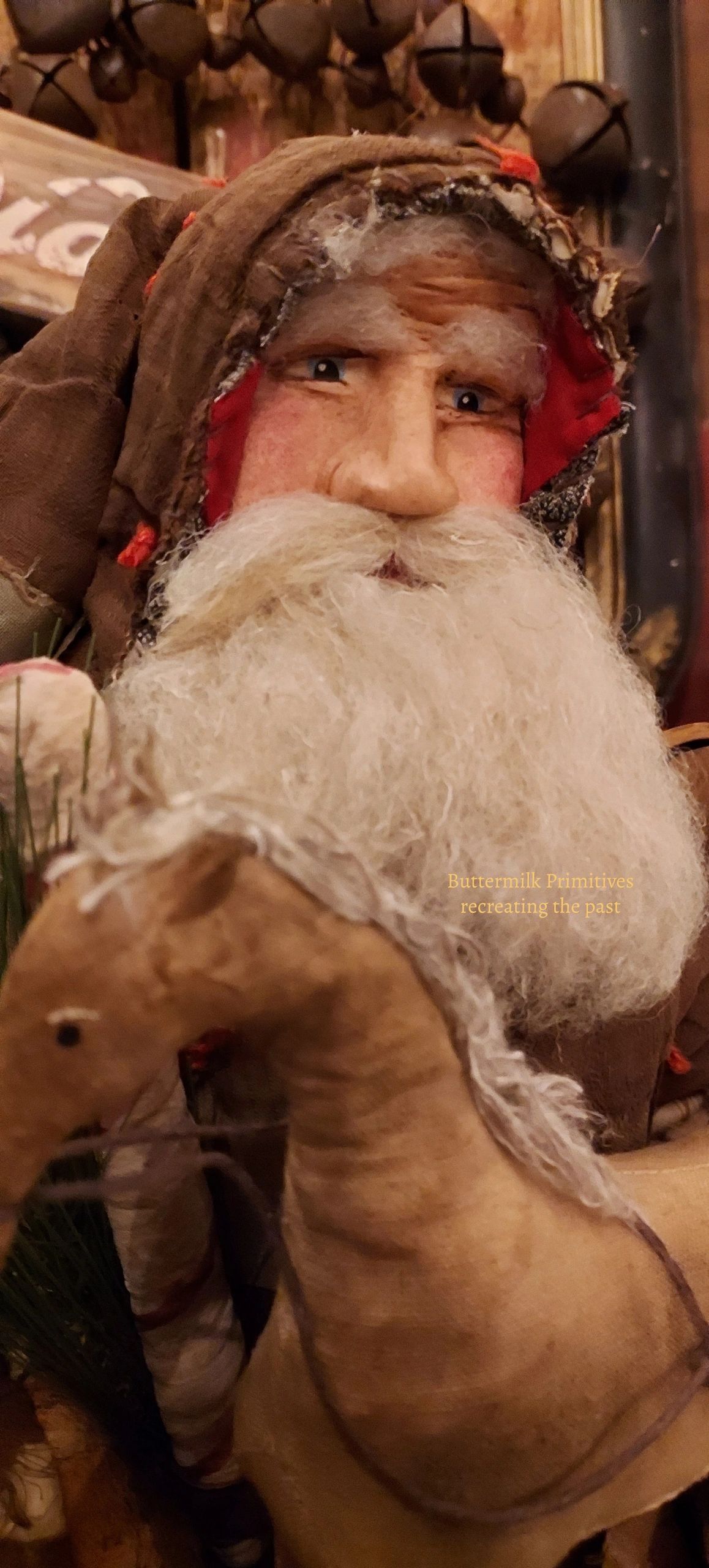 Buttermilk Primitives - Santas, Handmade, Santas, Online Store