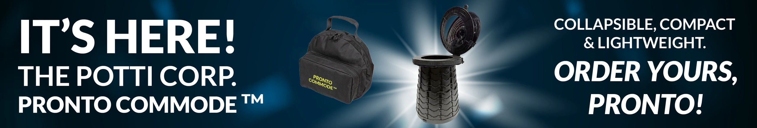 Pronto Commode - Potti Corp. Collapsible Commode